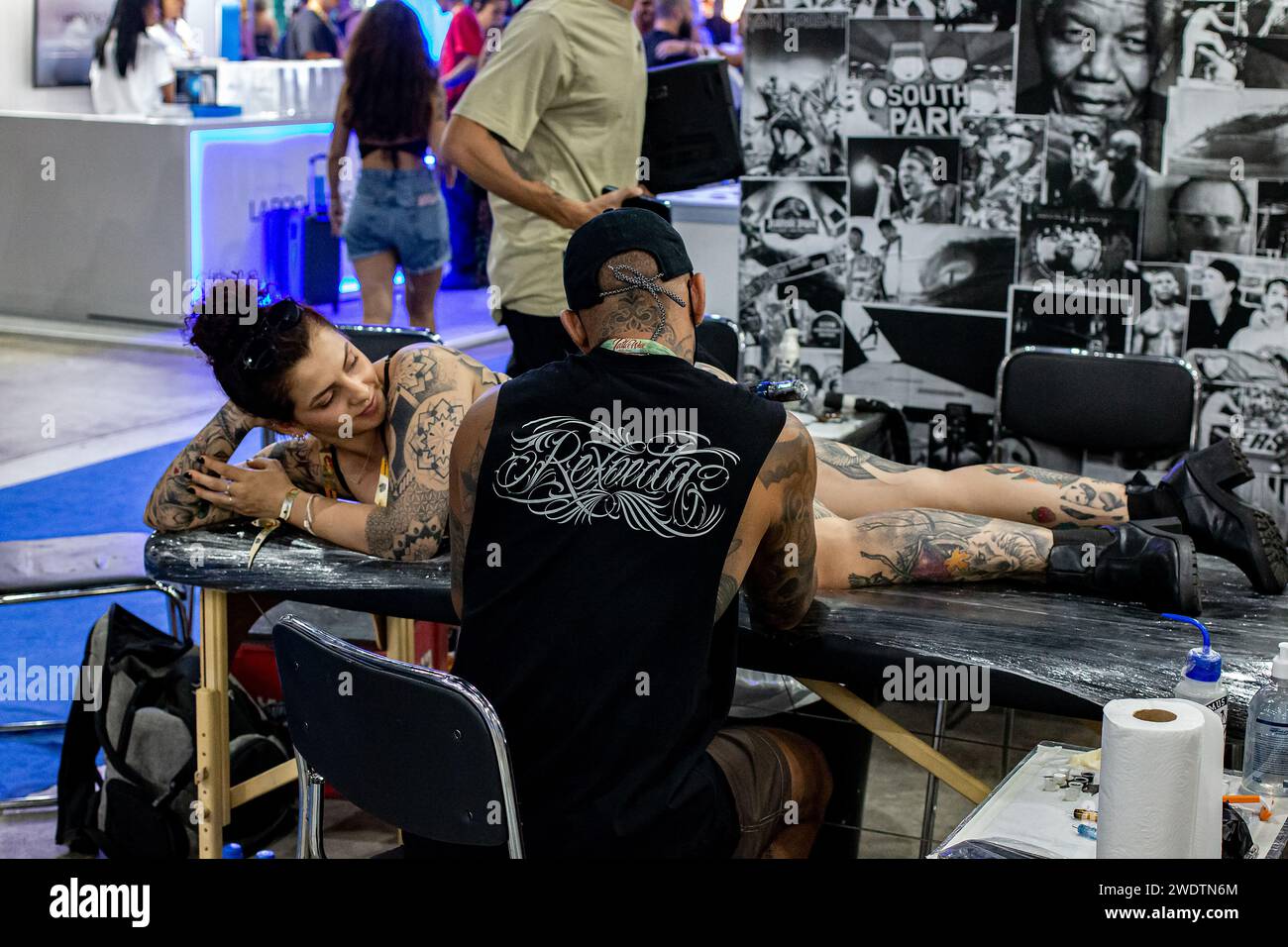 Rio de Janeiro, Brazil - January 21, 2024 - Tattoo Week 2024: A vivid ...