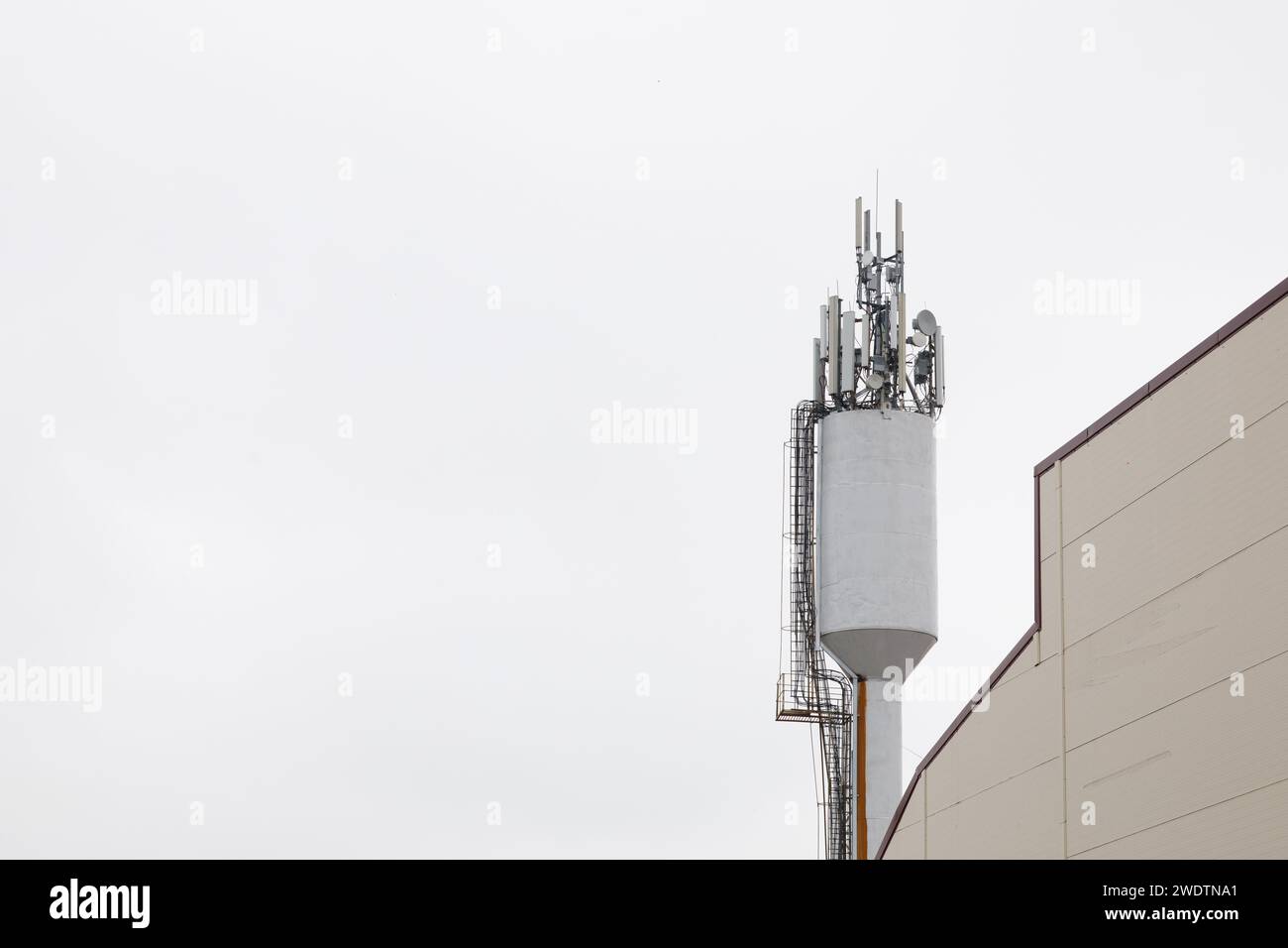 tower of mobile operators 4G, communication station. High quality photo ...