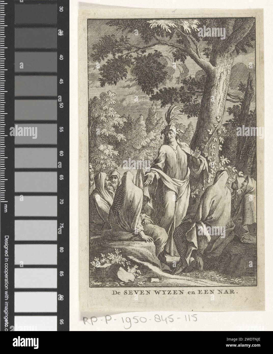 Seven sages and a nar, anonymous, 1720 - 1730 print There are seven ...