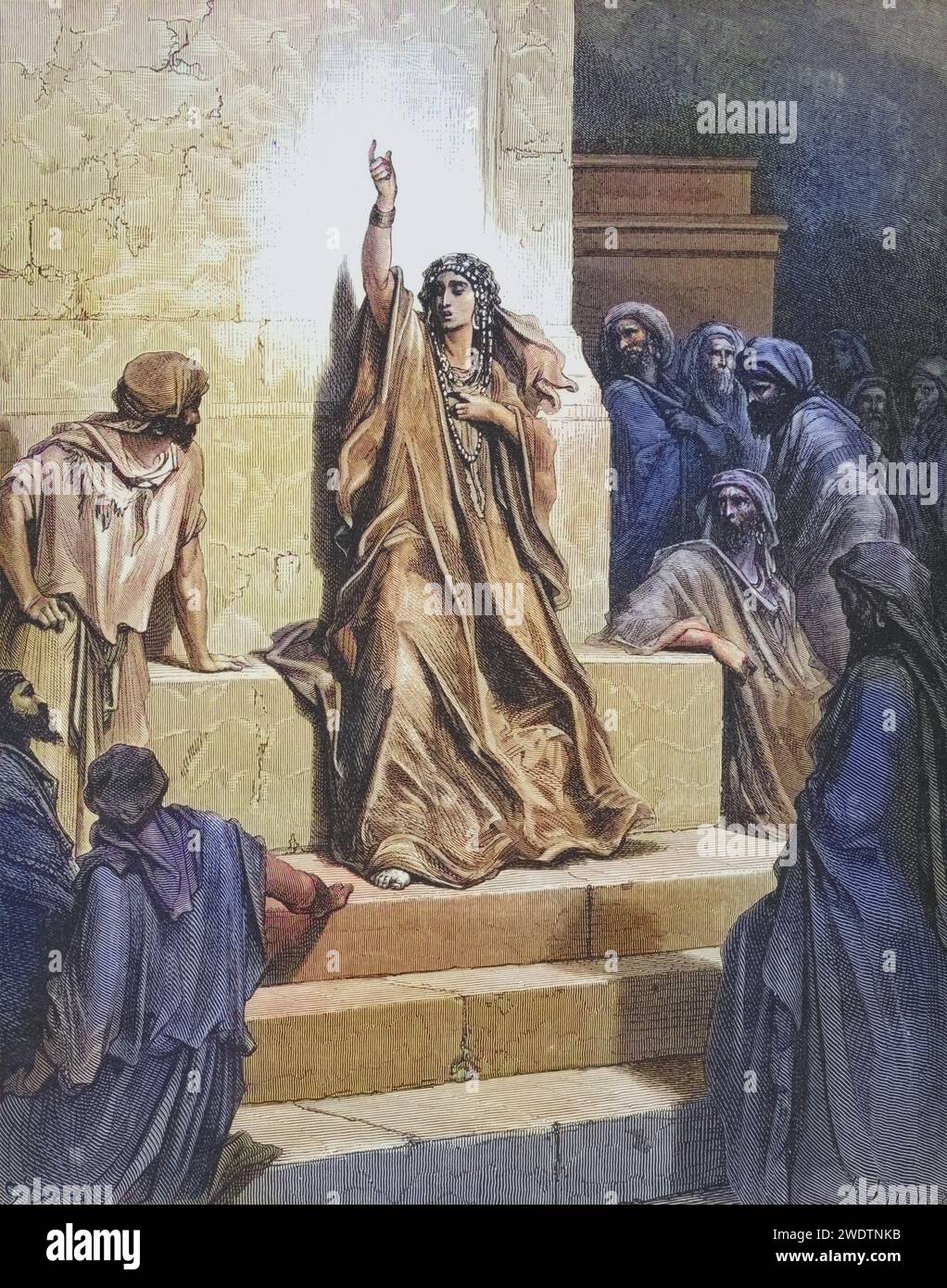 deborah the prophetess coloring pages