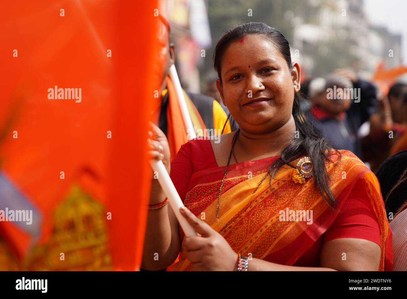 In a burst of color and festivity, Kolkata witnessed a lively rally ...