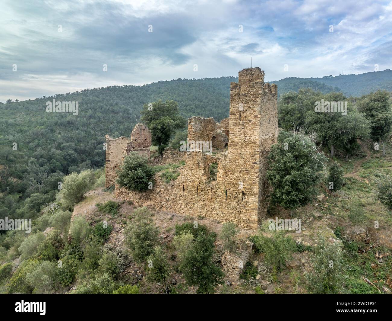 Castell de vila roma hi-res stock photography and images - Alamy