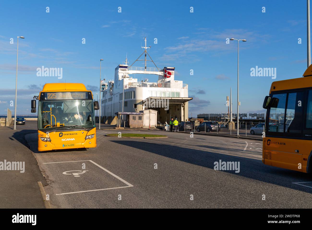 Fynshav Ferry, Als, Denmark Stock Photo - Alamy