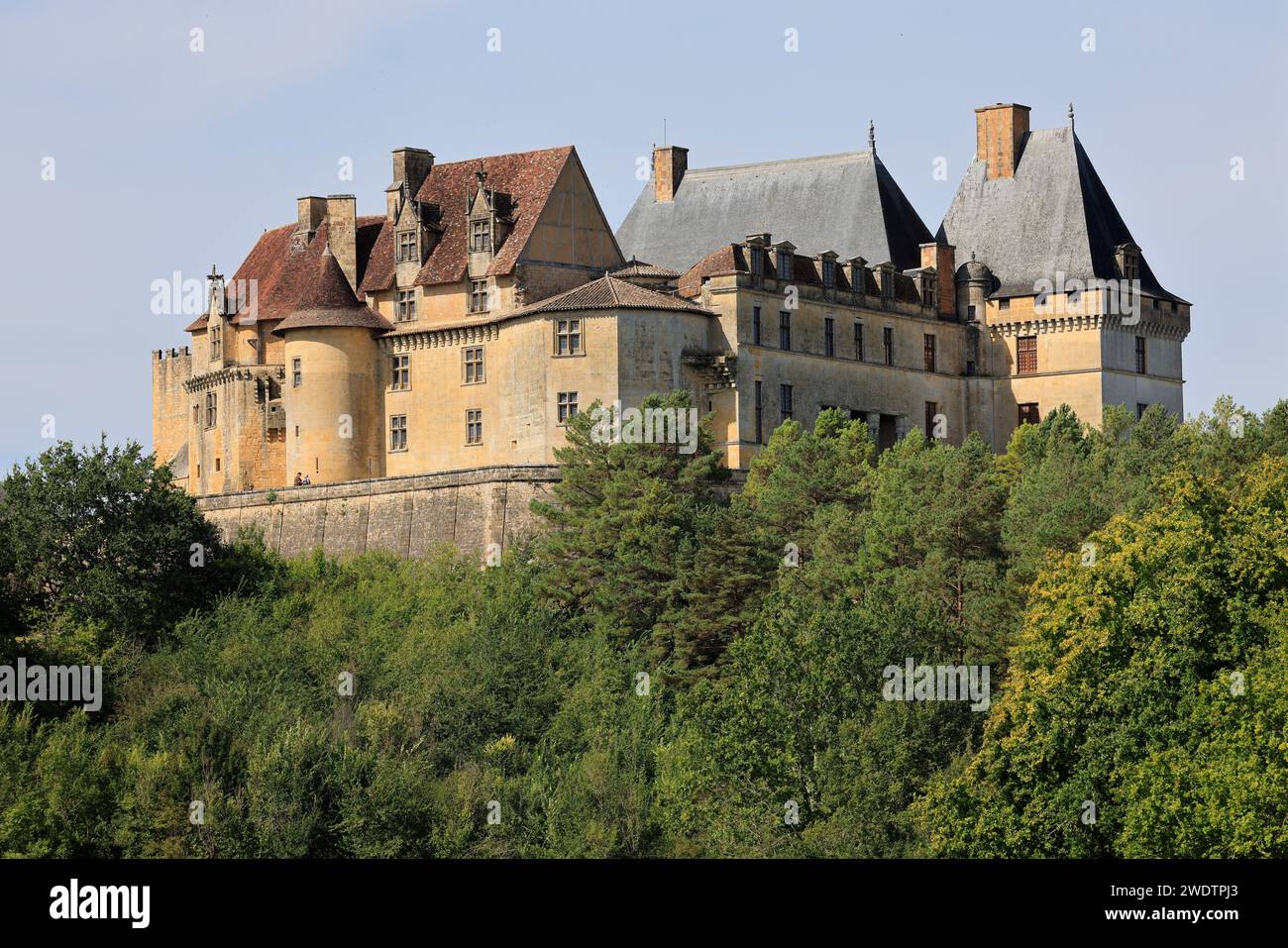 Biron Castle. The Château de Biron, founded in the 12th century, was ...
