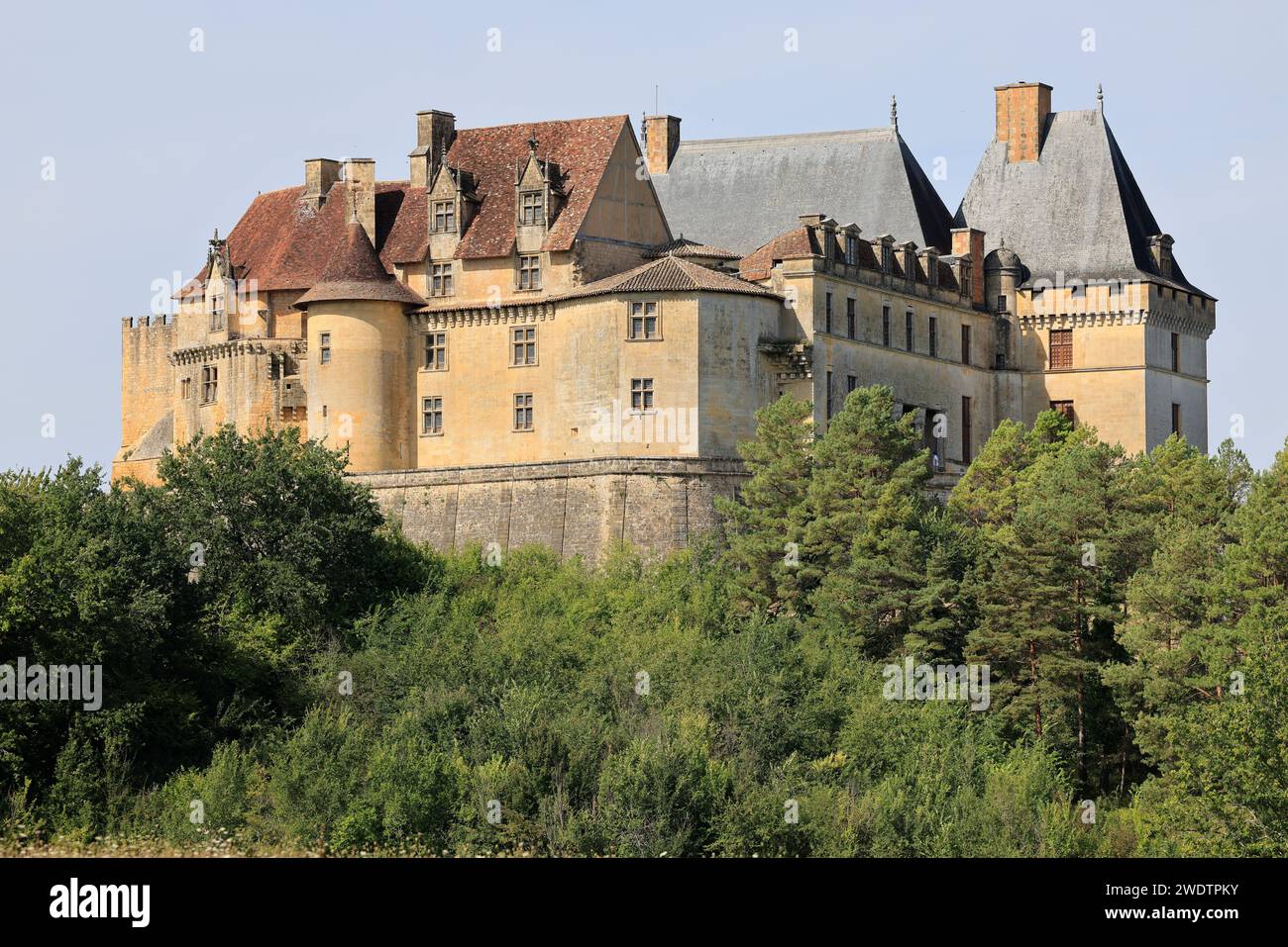 Biron Castle. The Château de Biron, founded in the 12th century, was ...
