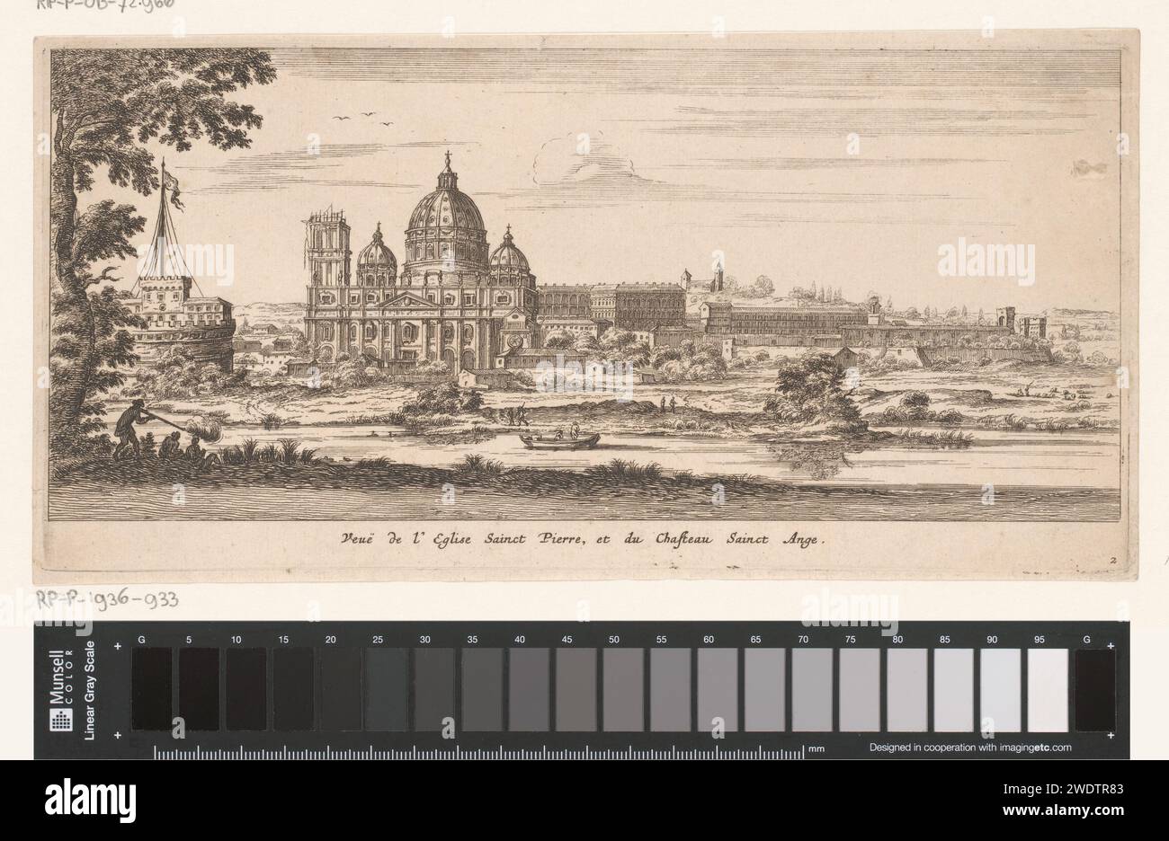 View of the Engelenburcht and St. Peter's Basilica, François Collignon ...