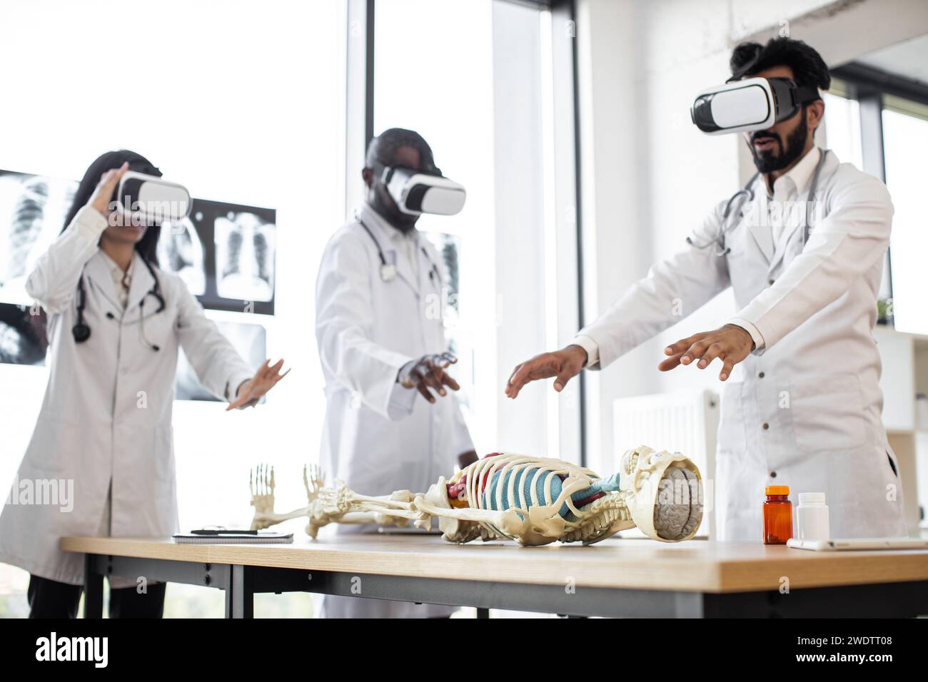 Human anatomy, VR, education, medicine concept Stock Photo - Alamy