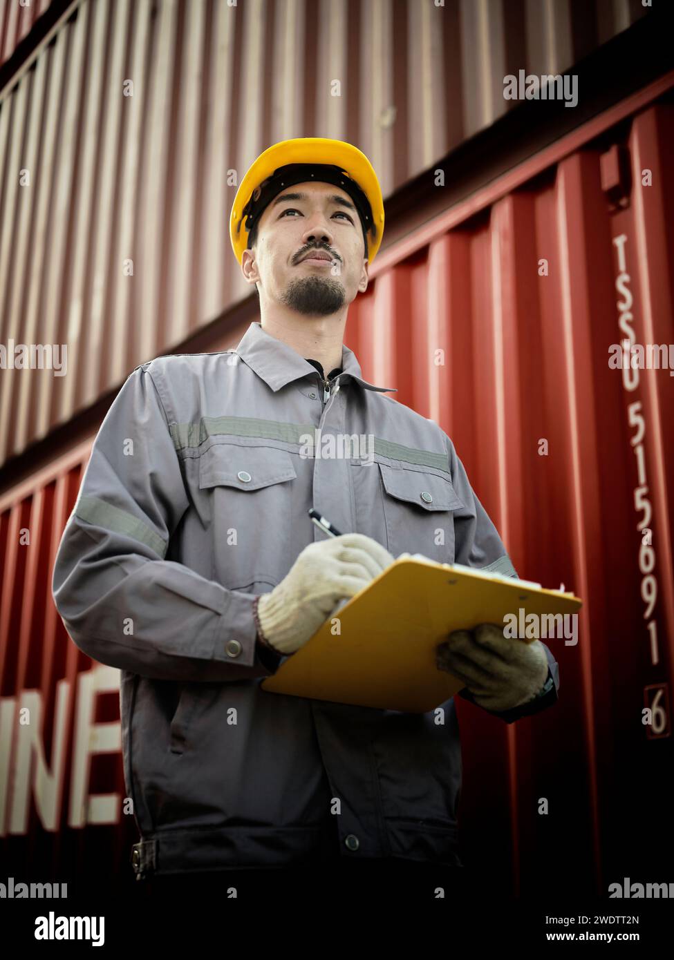 Container inspection checklist hi-res stock photography and images - Alamy