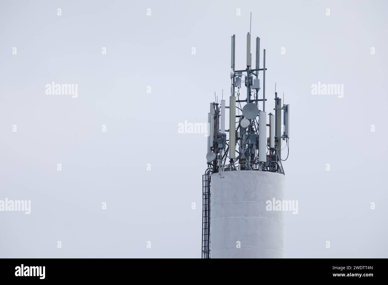tower of mobile operators 4G, communication station. High quality photo ...