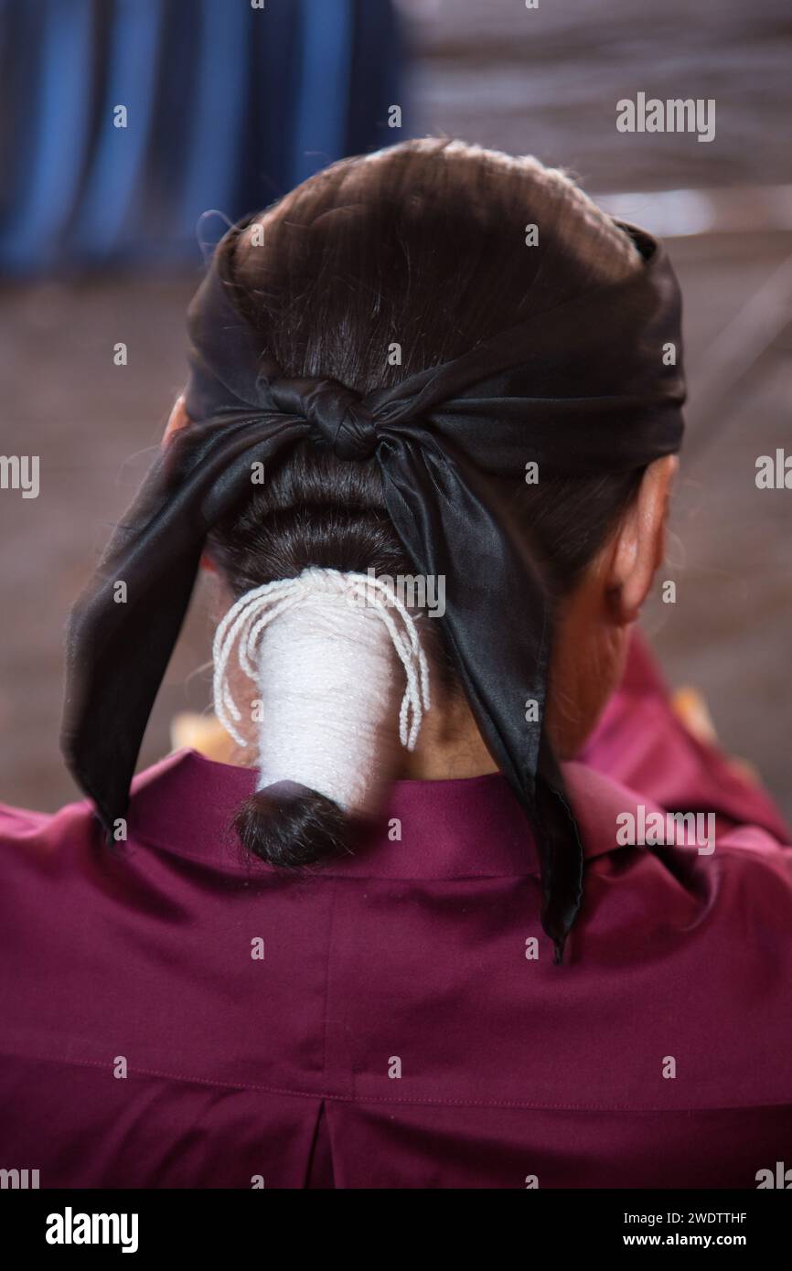Traditional Navajo Hair Bun