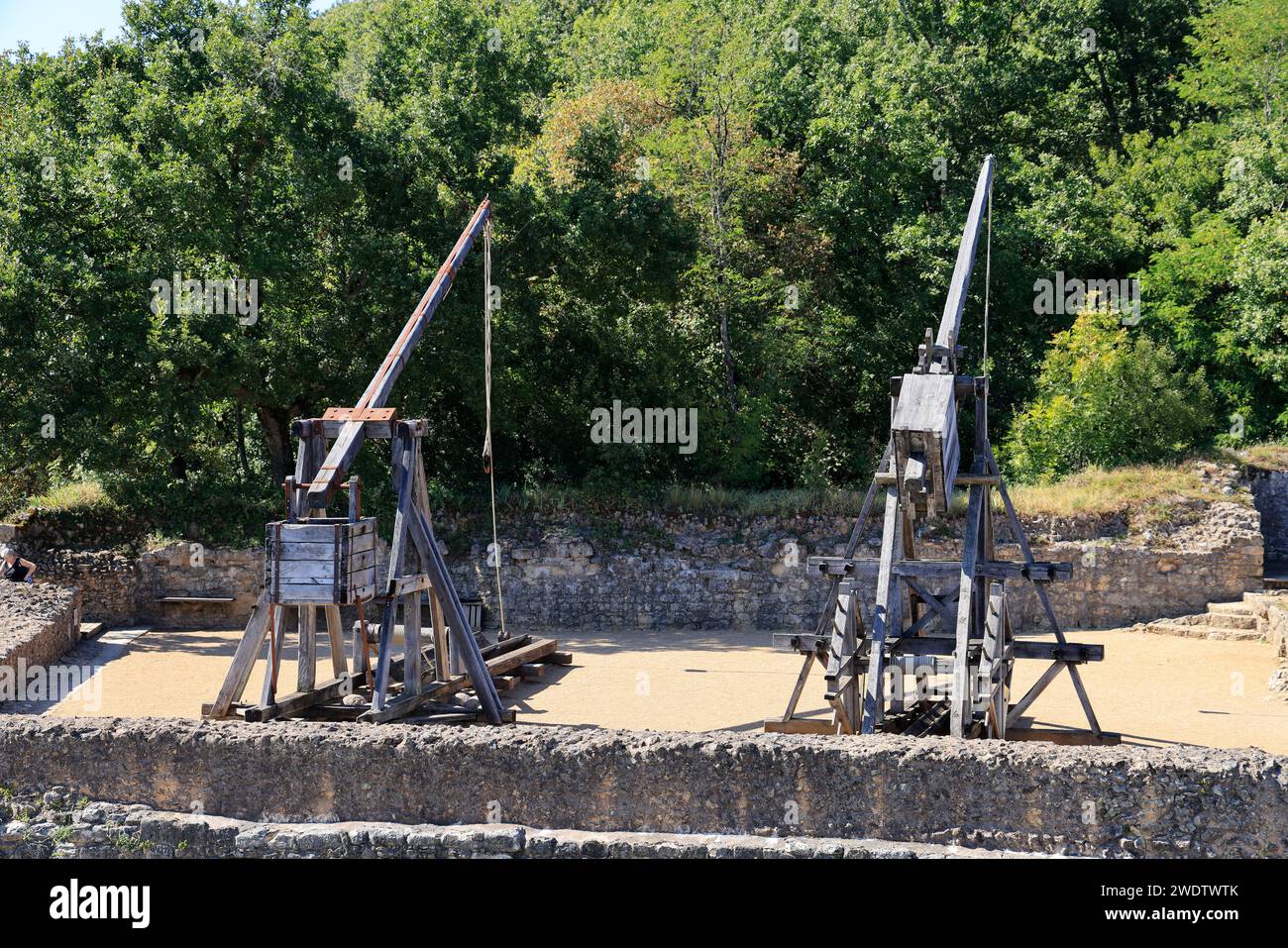 War in the Middle Ages. Weapons of war from the Middle Ages are placed ...