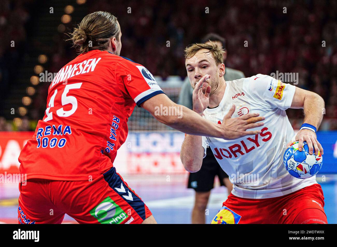 Hamburg, Deutschland. 21st Jan, 2024. Kent Robin Toennesen (Norwegen ...