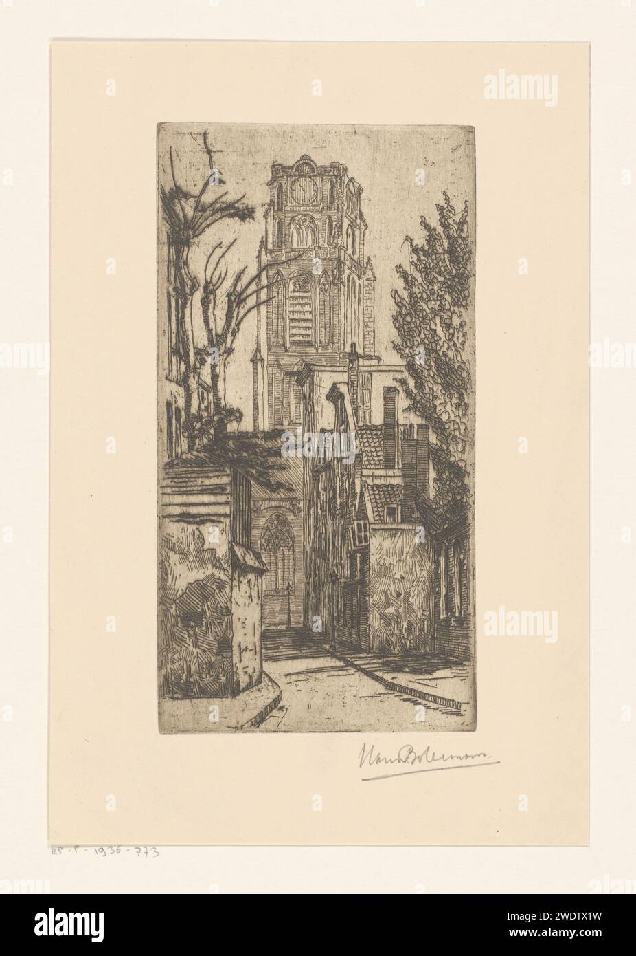 Cityscape, Hans Botermans, c. 1898 - in Or Before 1936 print View of a ...