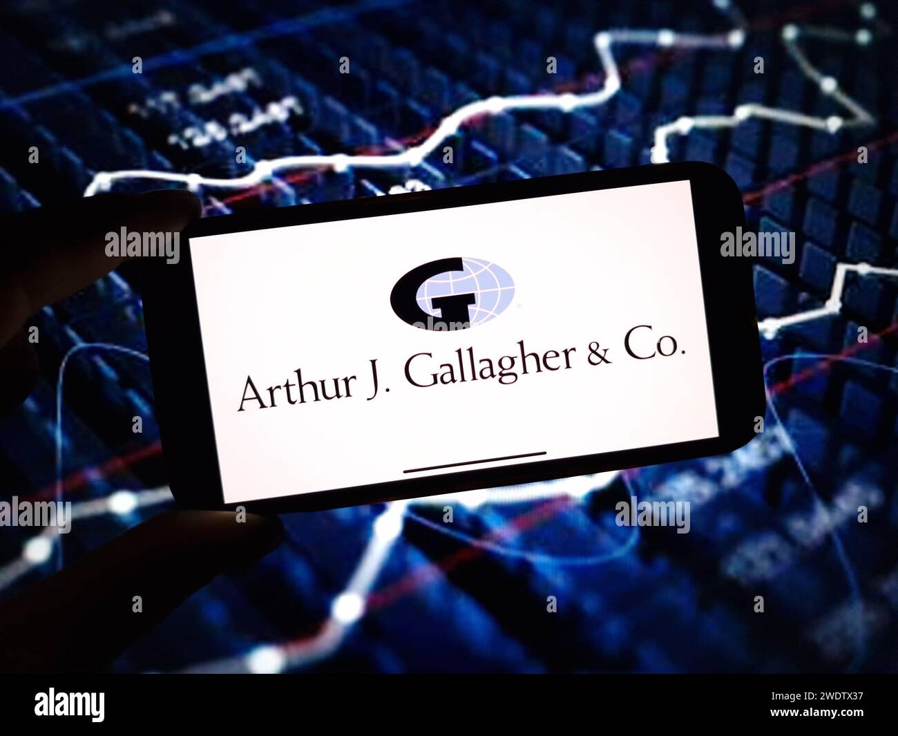 Konskie, Poland - January 21, 2024: Arthur J. Gallagher and Co. logo ...
