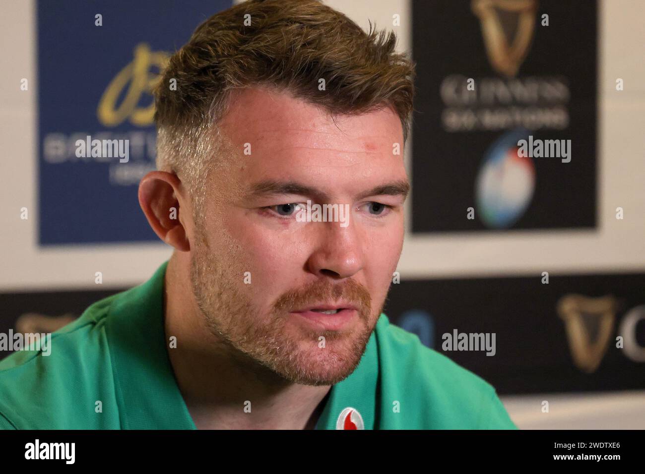 Ireland captain Peter O'Mahony during the 2024 Guinness Men's Six ...