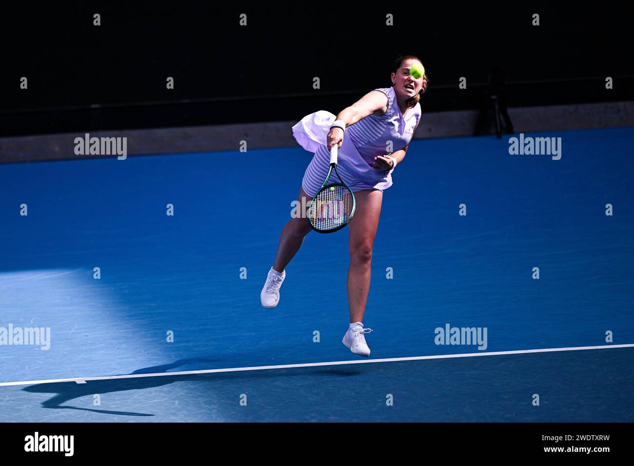 Paris, France. 20th Jan, 2024. Jeļena Aļona Ostapenko during the ...