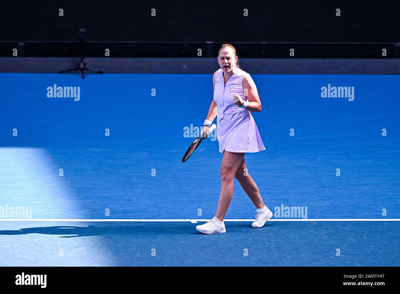 Paris, France. 20th Jan, 2024. Jeļena Aļona Ostapenko during the ...