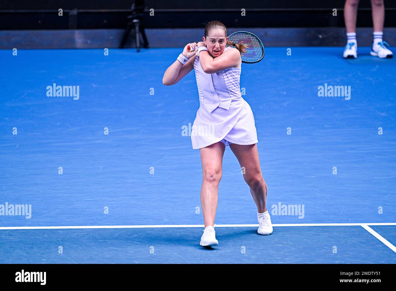 Paris, France. 20th Jan, 2024. Jeļena Aļona Ostapenko during the ...