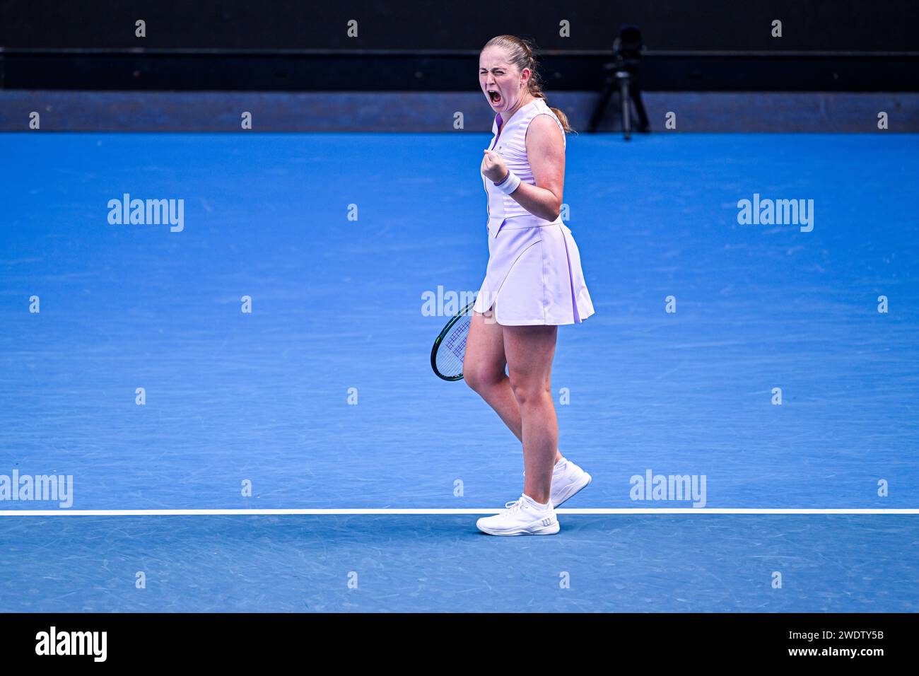 Paris, France. 20th Jan, 2024. Jelena Alona Ostapenko during the ...
