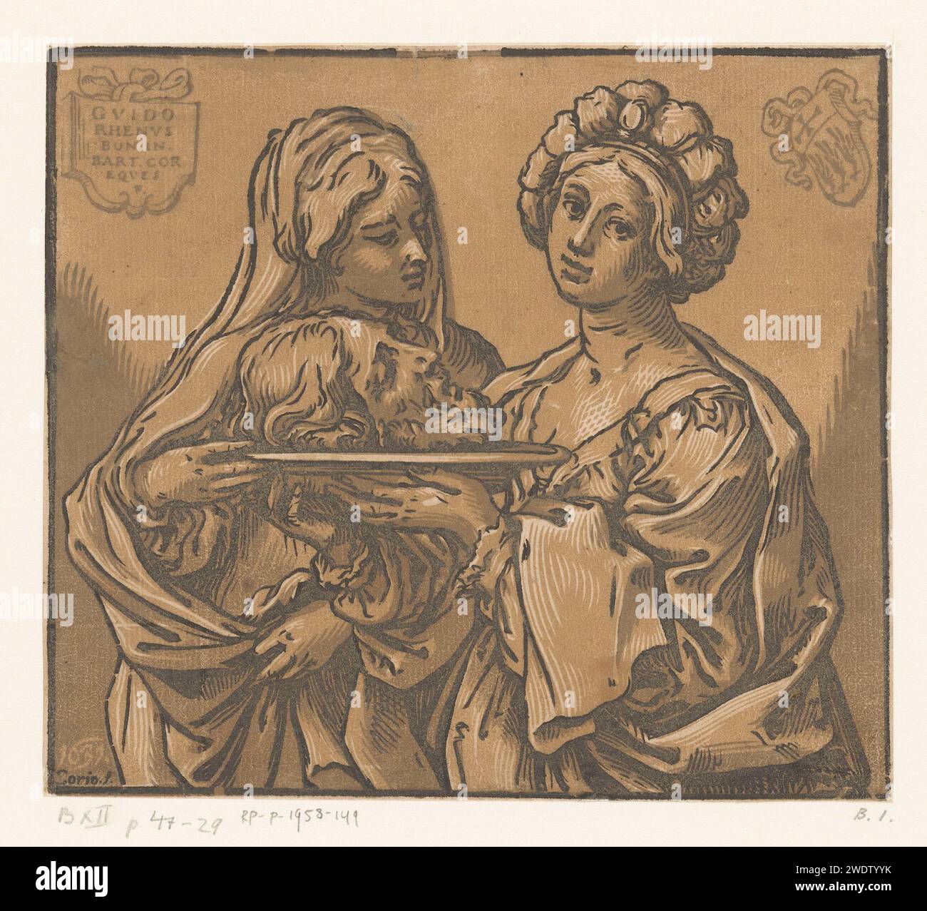 Herodias and Salome with the head of John the Baptist, Bartolommeo ...