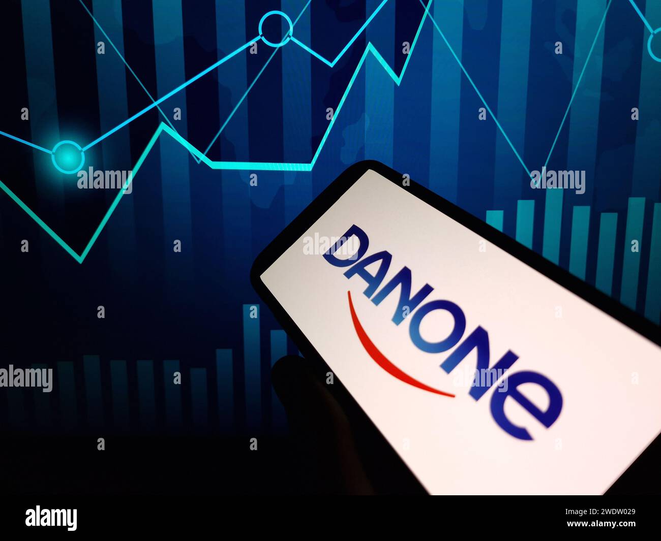 Danone logo hi-res stock photography and images - Alamy