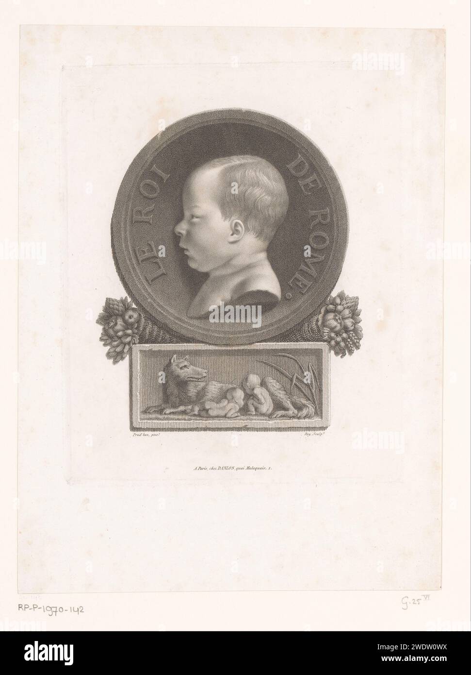 Portret van Napoleon Frans Karel Jozef Bonaparte, Barthélémy Joseph ...