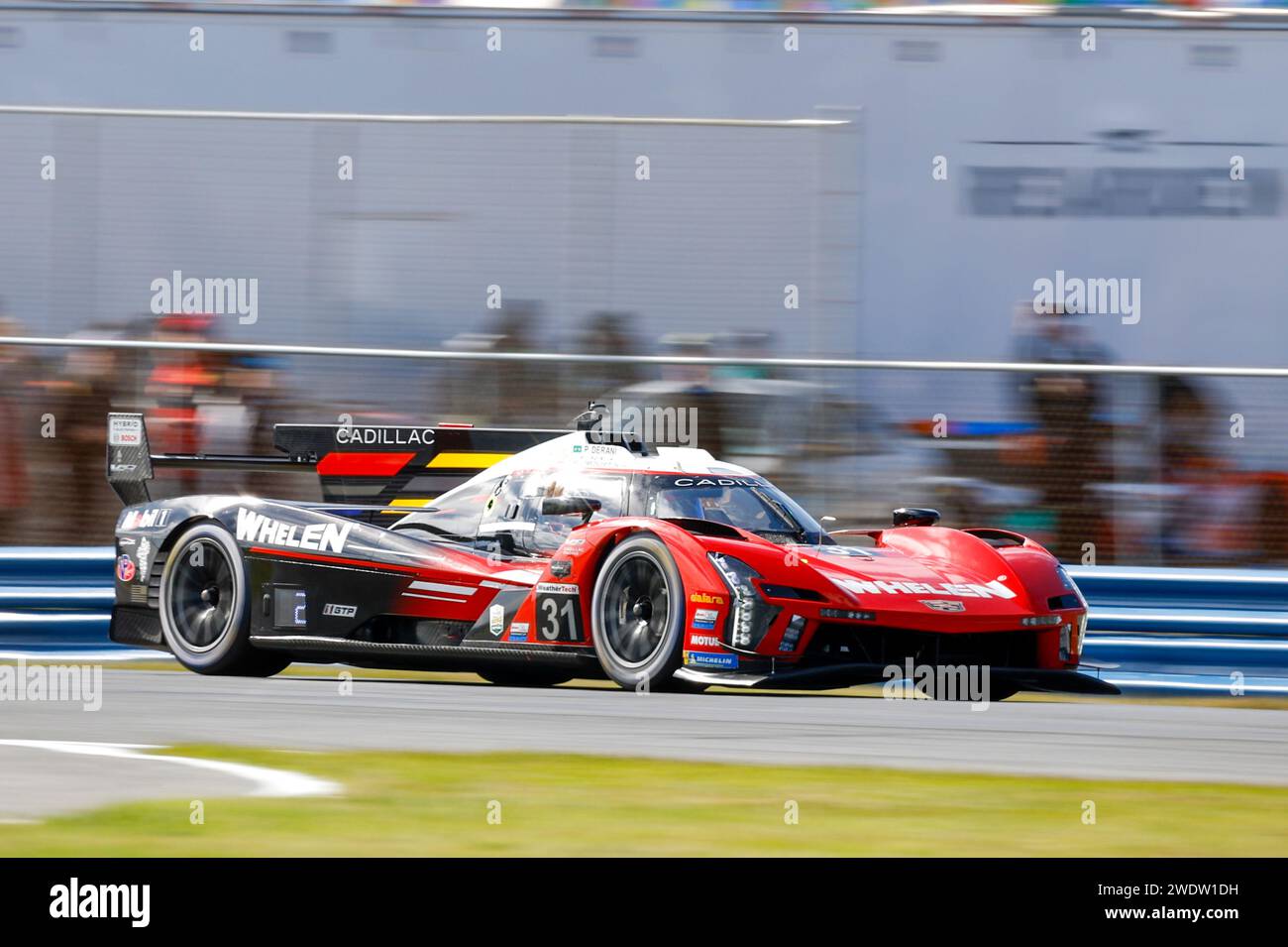 DAYTONA, FL - JANUARY 21: The #31 Whelen Cadillac Racing Cadillac V-LMDh of Pipo Derani, Jack ...