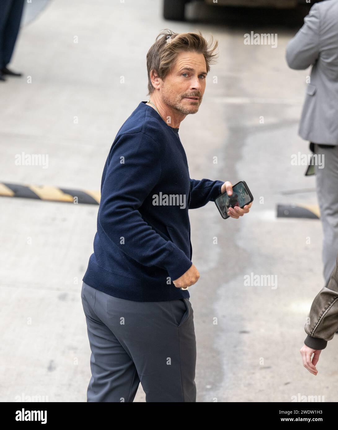 Celebrities At The 'Jimmy Kimmel Live!' Studios Featuring: Rob Lowe ...