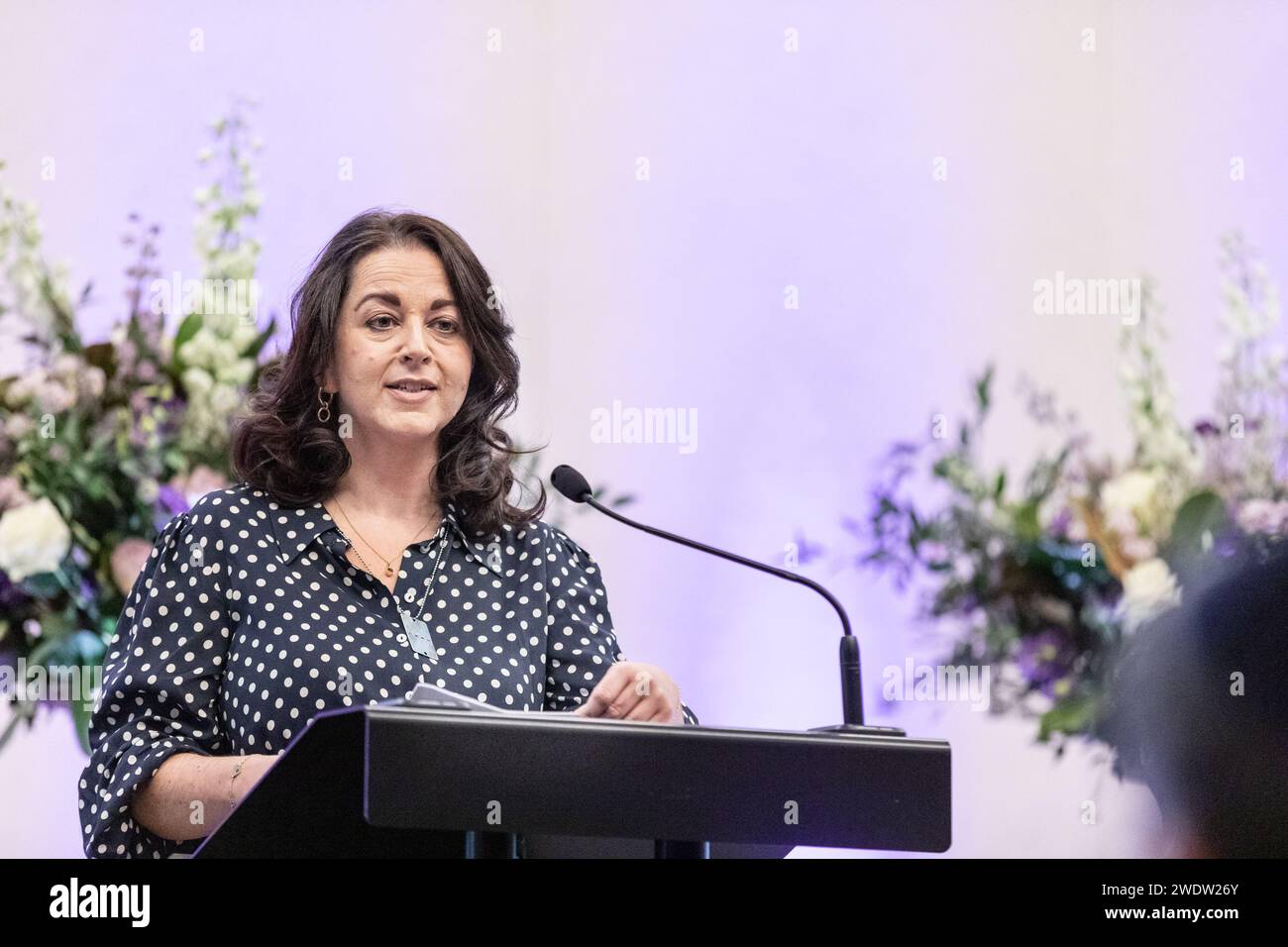 London, UK. 22nd Jan, 2024. Chief Executive of the Holocaust ...