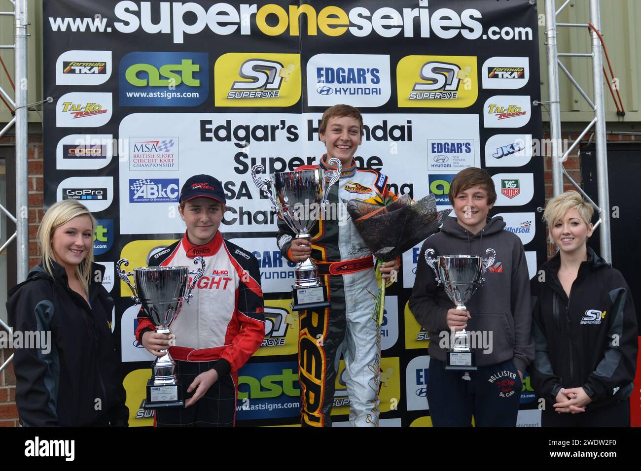 Mercedes F1 driver George Russell seen here in his early karting career ...