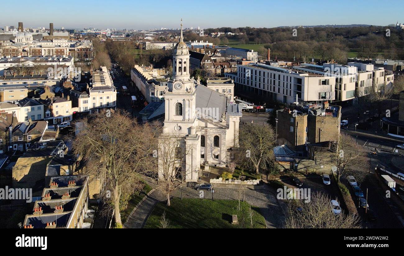 St Alfege's Church, Greenwich, England Stock Photo - Alamy