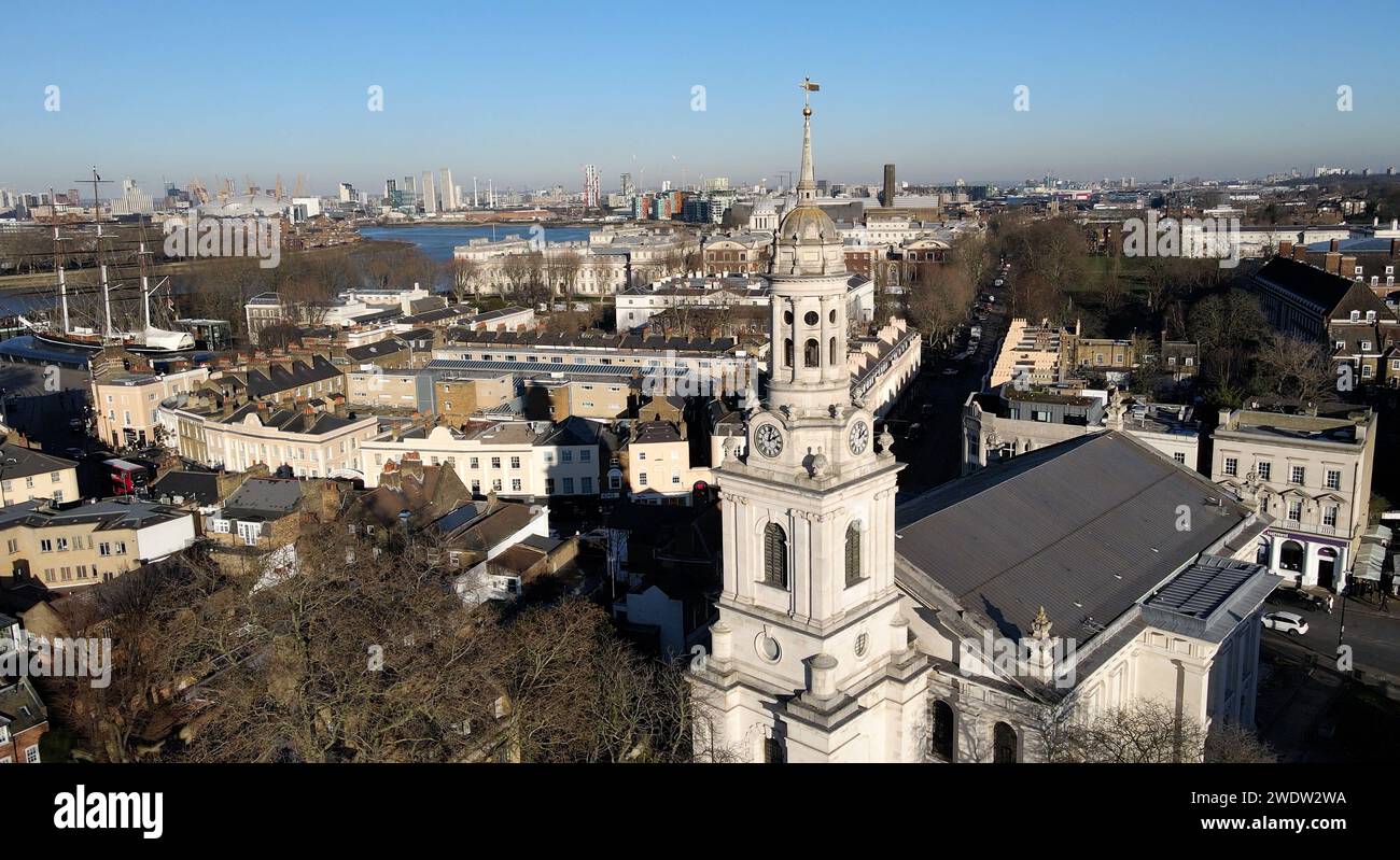 St Alfege's Church, Greenwich, England Stock Photo - Alamy