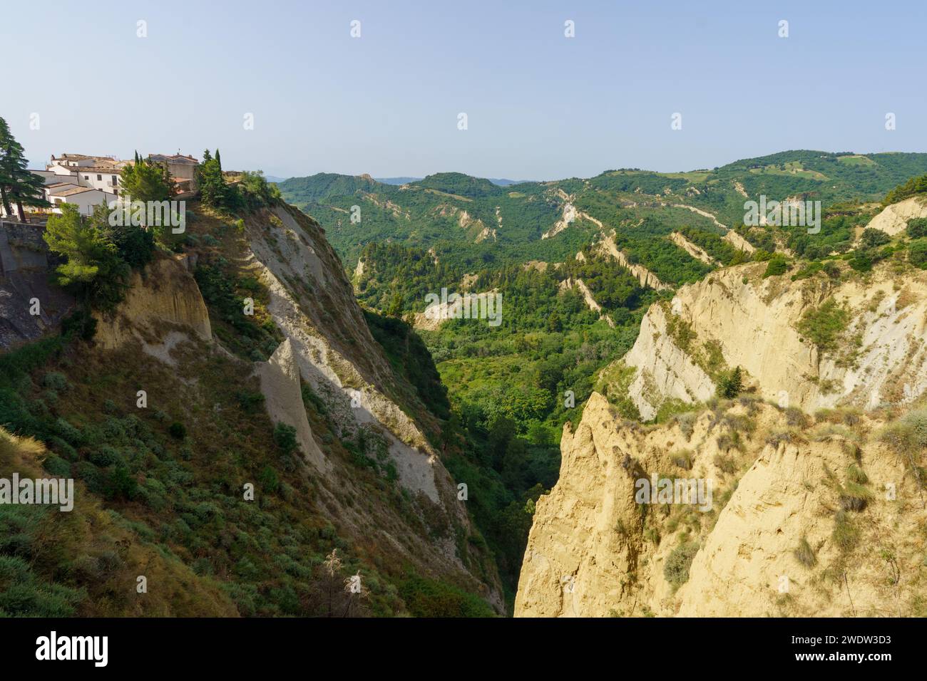 Aliano, historic town in Potenza province, Basilicata, Italy Stock ...