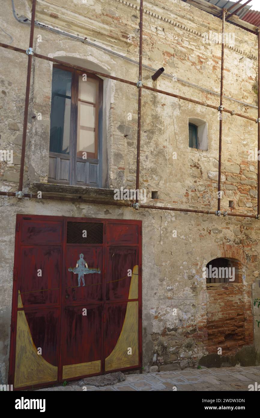 Aliano, historic town in Potenza province, Basilicata, Italy Stock ...