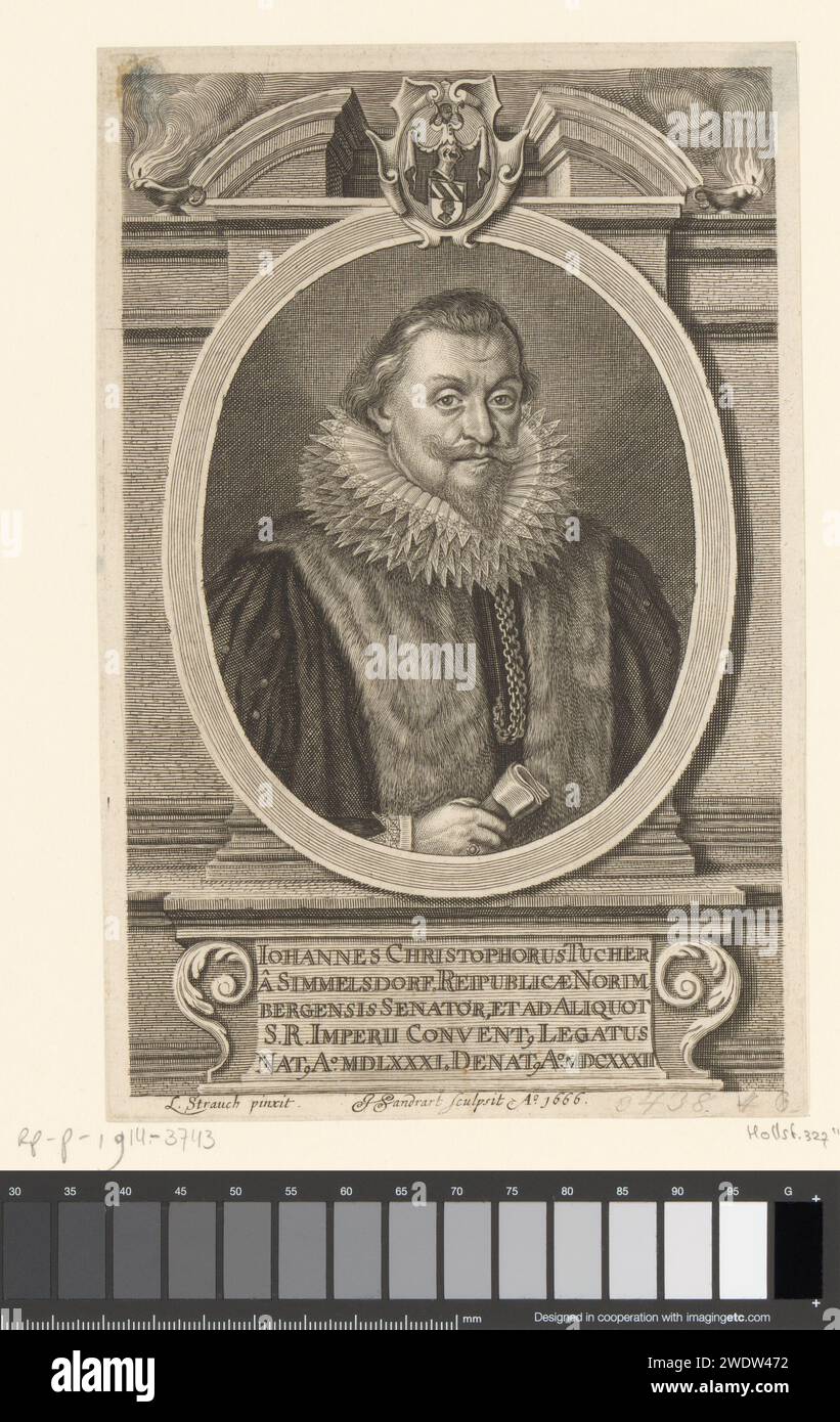 Portrait van Johann Christoph Tucher von Simmelsdorf, Jakob von ...