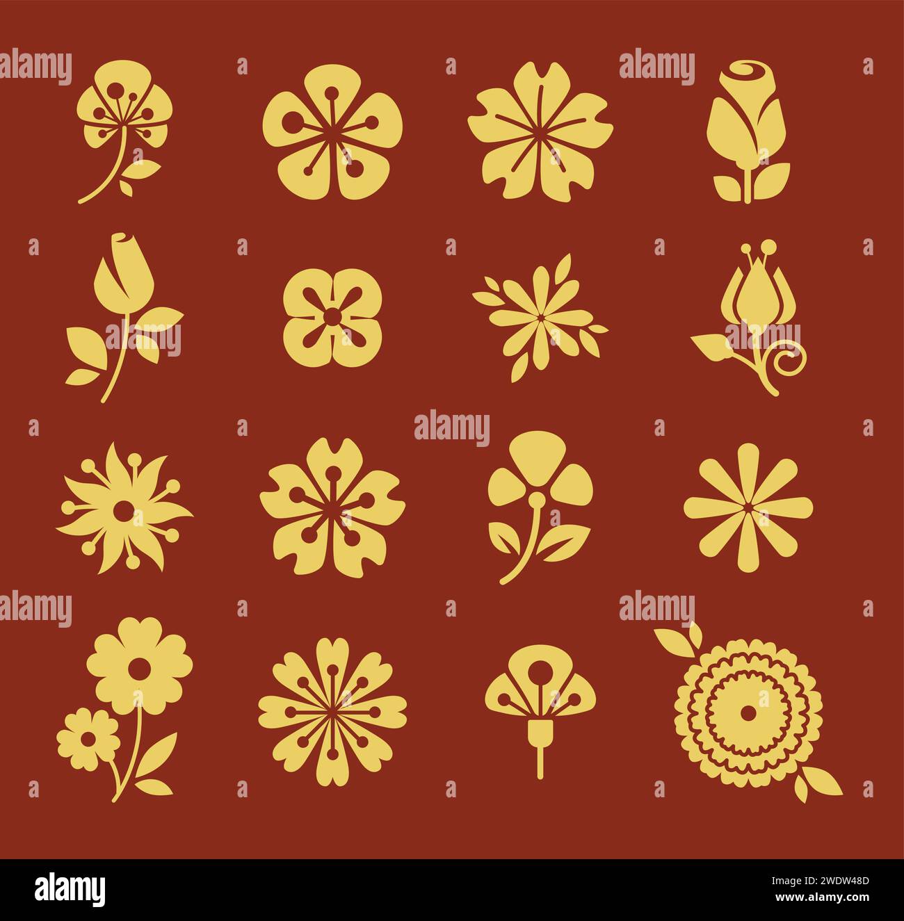 Chinese traditional symbols Stock Vector Image & Art - Alamy