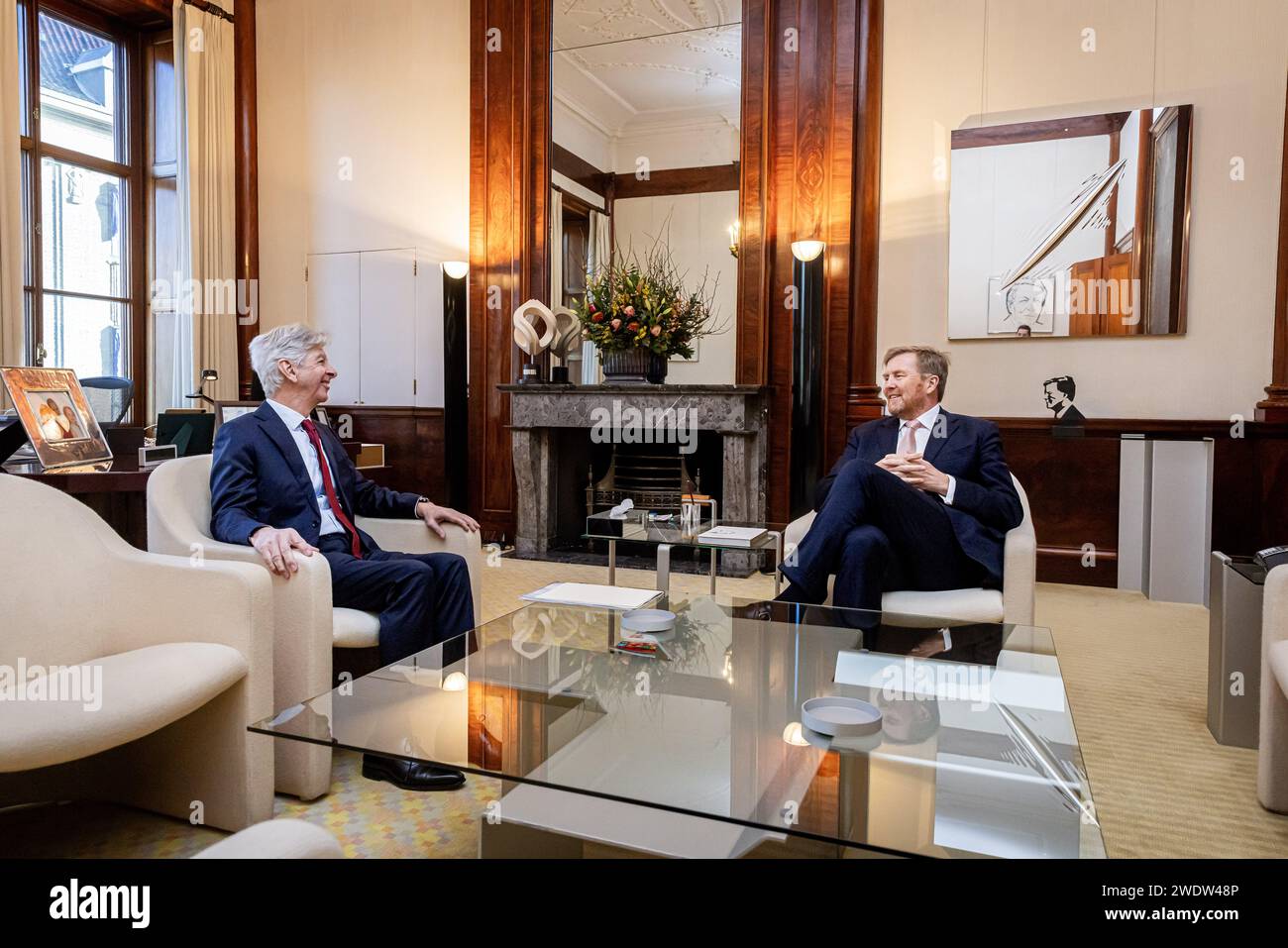 The Hague, Netherlands. 22nd January, 2024. King Willem-Alexander ...