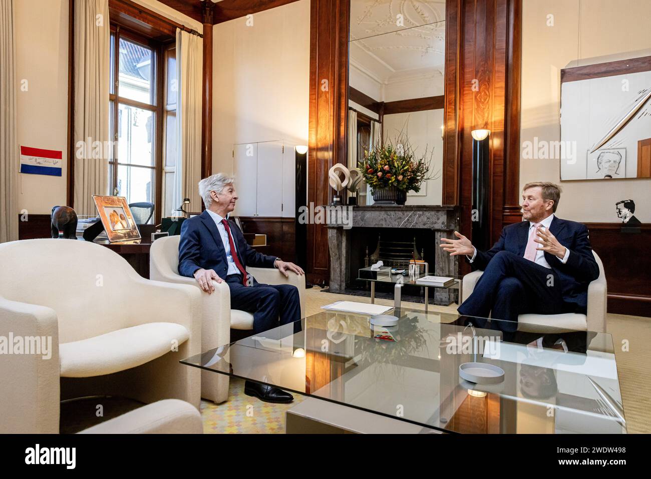 The Hague, Netherlands. 22nd January, 2024. King Willem-Alexander ...