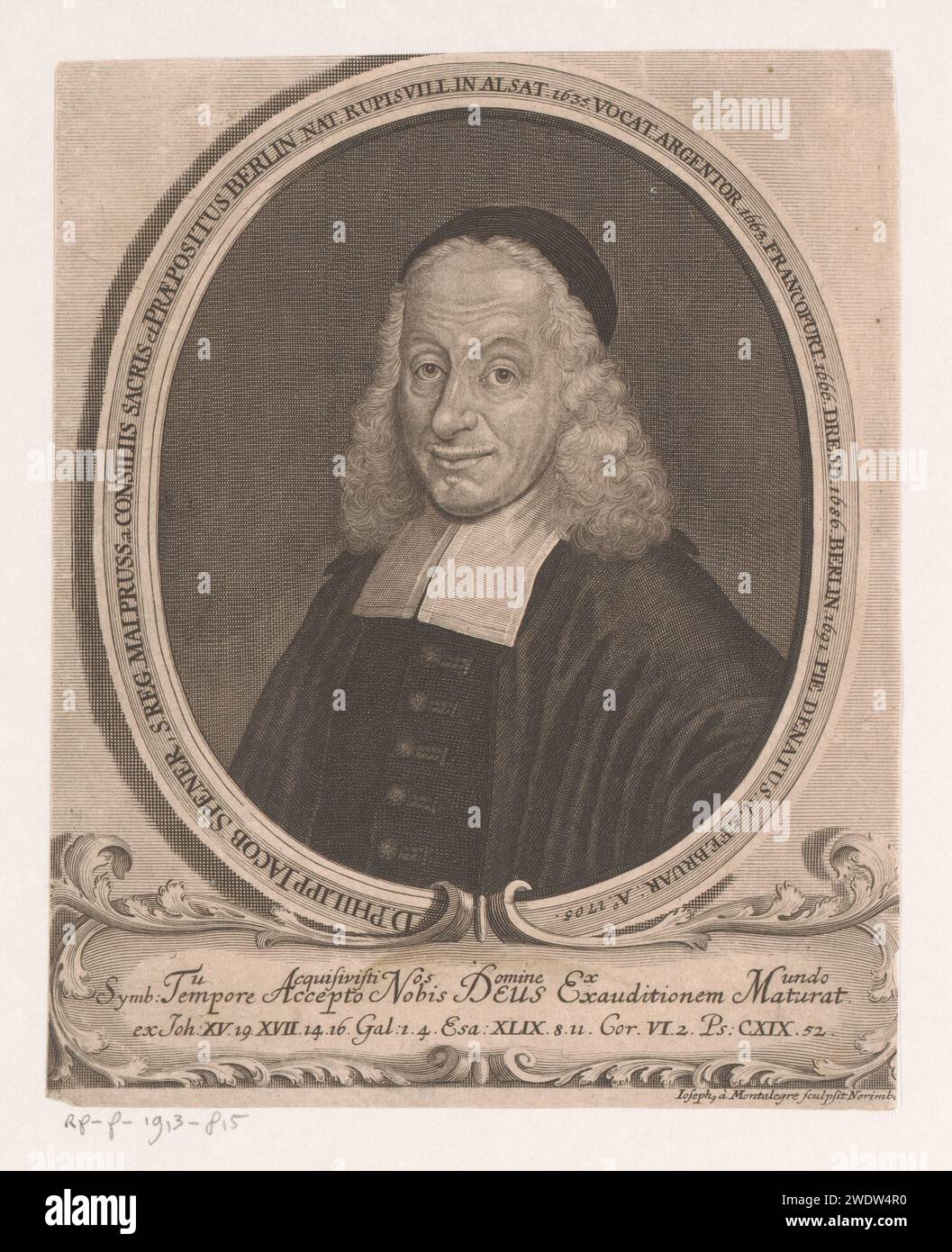 Portret van Philipp Jacob Spener, Joseph de Montalegre, 1700 - 1799 ...