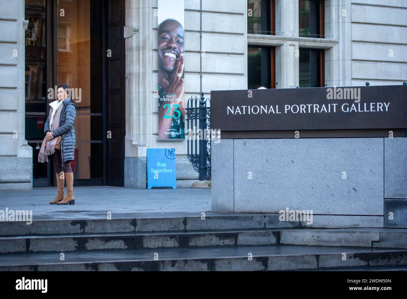 London, England, UK. 22nd Jan, 2024. National Portrait Gallery on ...