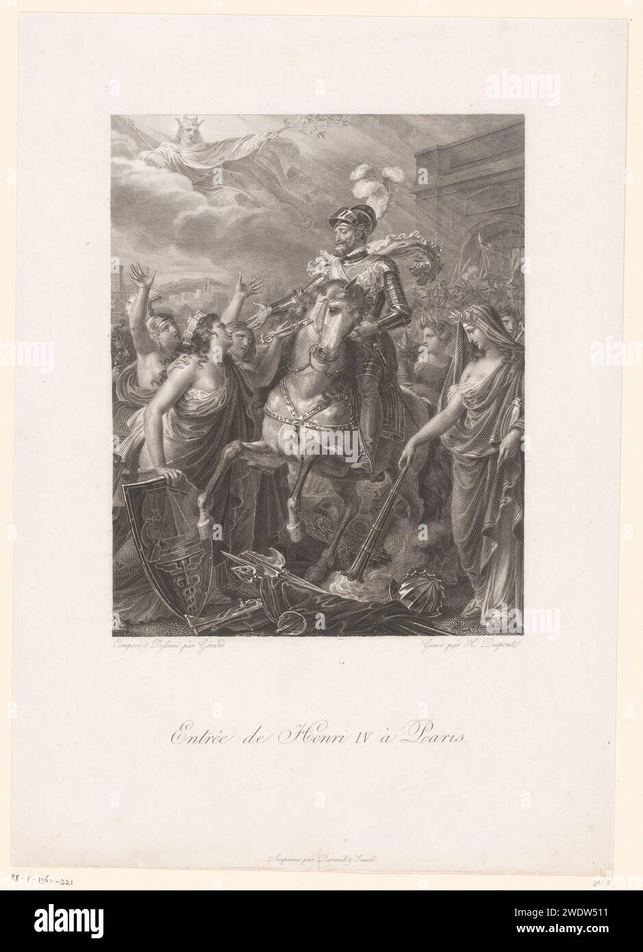 Reception of King Henry IV in Paris, Louis Pierre Henriquel-DUPONT ...