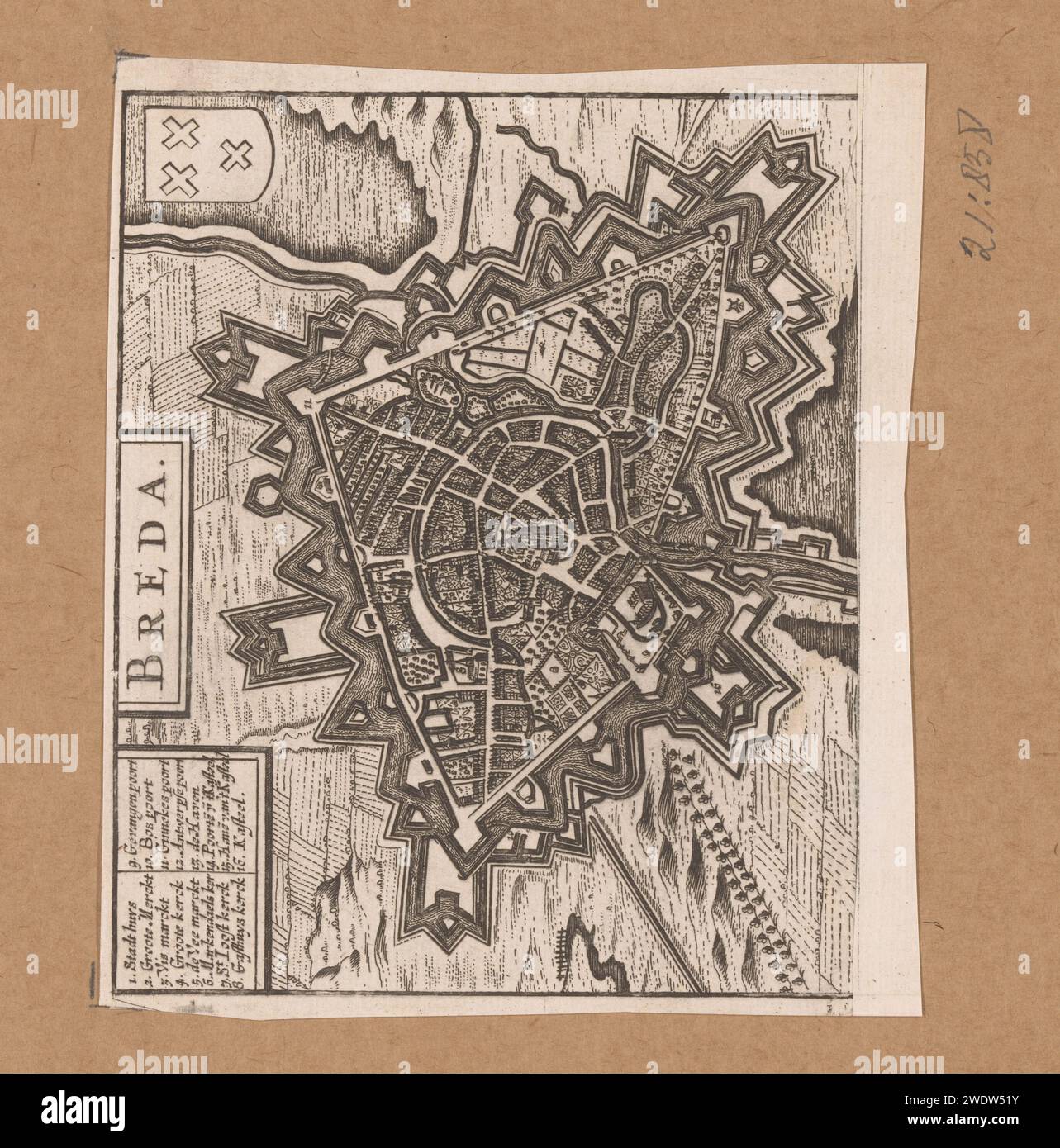 Map of breda hi-res stock photography and images - Alamy