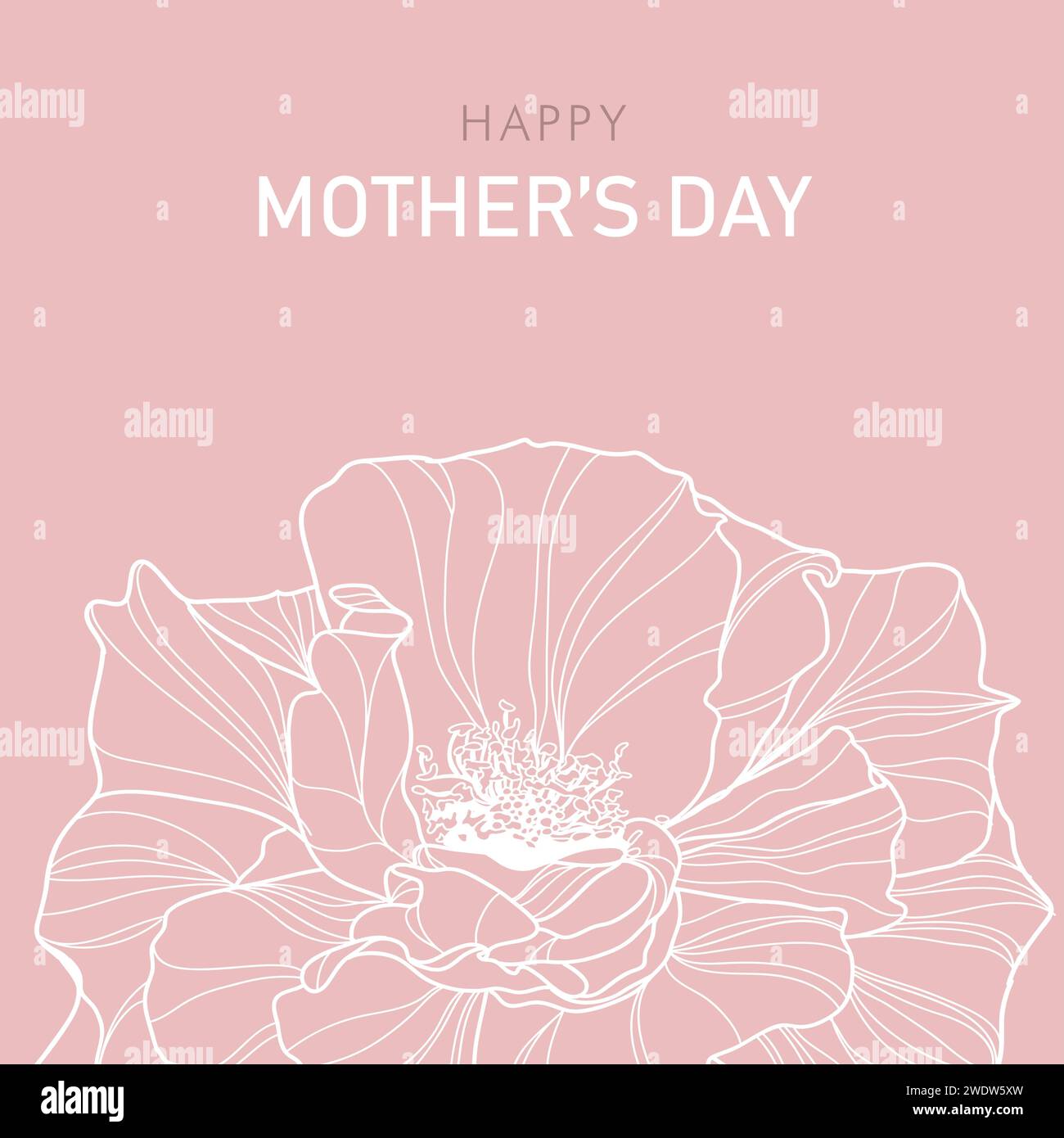 Romantic wallpaper background Stock Vector Images - Alamy