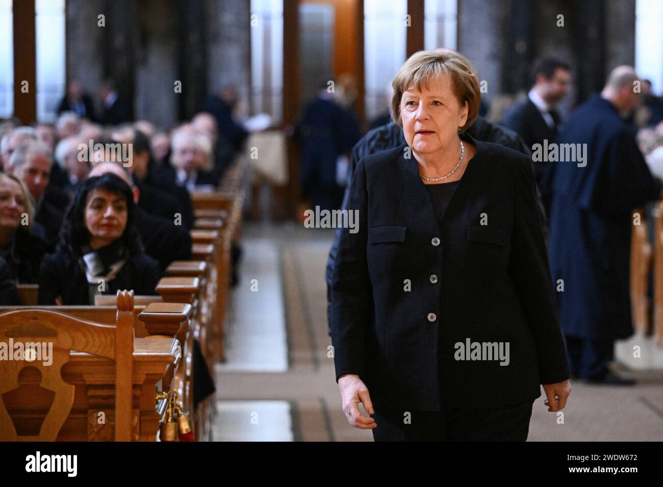 Berlin, Germany. 22nd Jan, 2024. Angela Merkel (CDU), former German ...