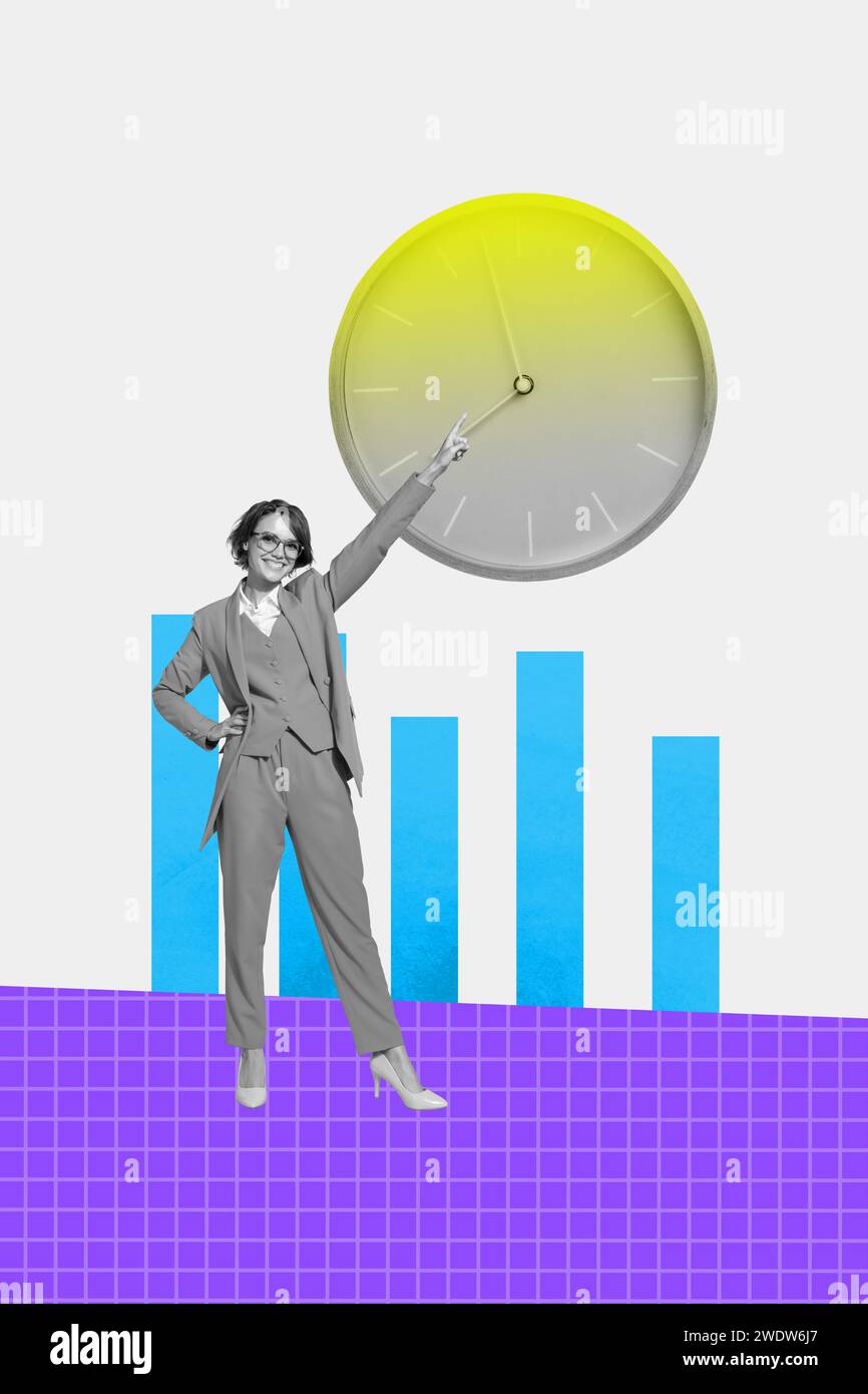 Fantasy woman clock fantasy illustration hi-res stock photography and ...