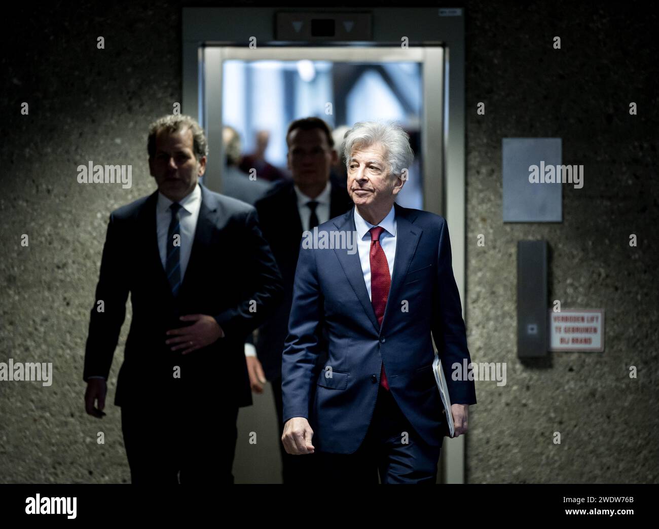 THE HAGUE - Informer Ronald Plasterk arrives for a conversation with ...