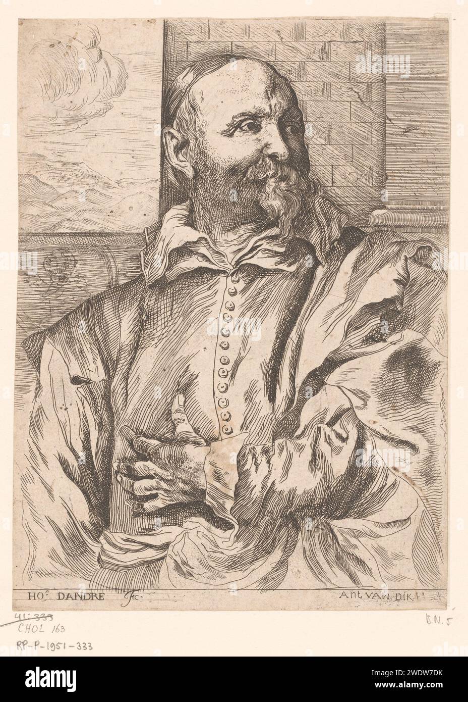 Portrait of Jan (I) Snellinck, Michel François Dandré -Bardon, After ...