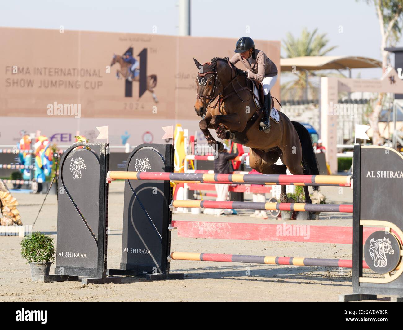 Al Maqam, United Arab Emirates. 21st Jan, 2024. Celine Schoonbroodt- De ...