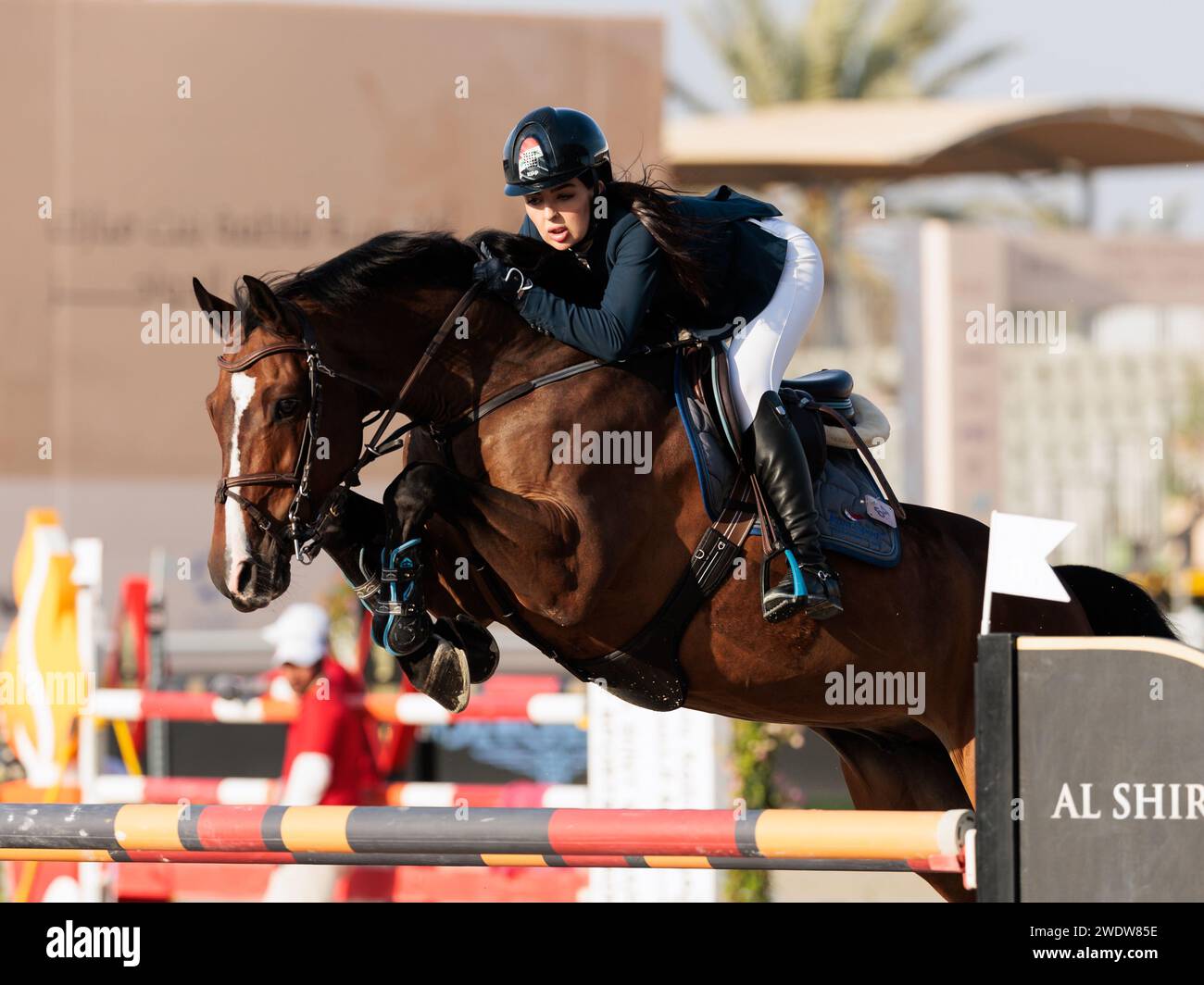 Al Maqam, United Arab Emirates. 21st Jan, 2024. Sham Al Assad of Syria ...
