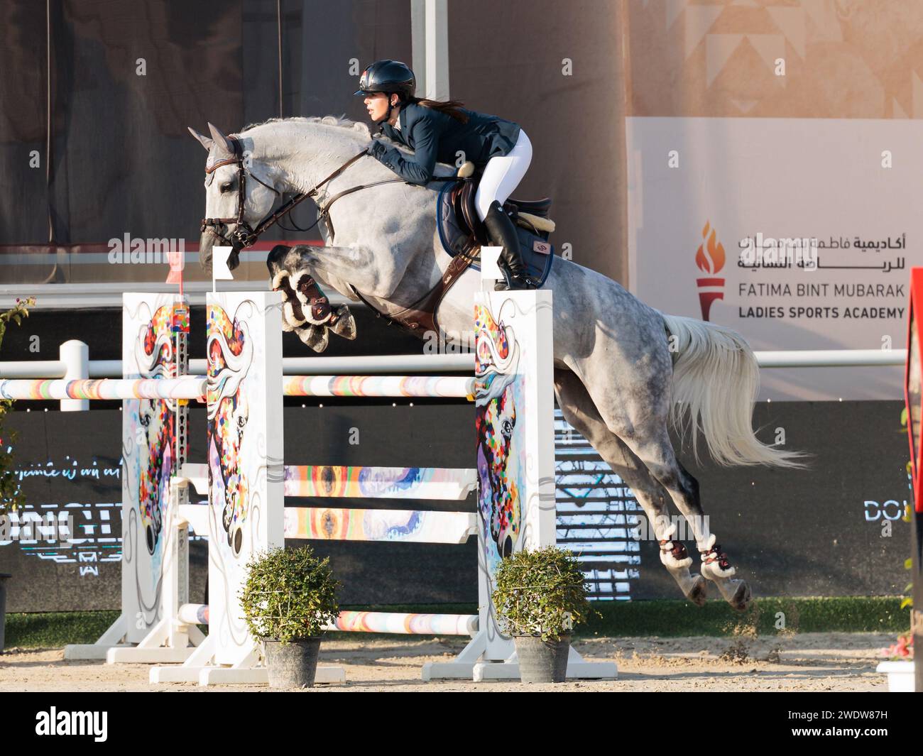 Al Maqam, United Arab Emirates. 21st Jan, 2024. Boushra Al Assad of ...